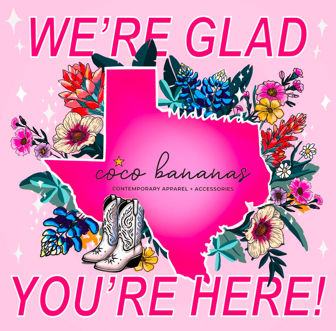 COCO BANANAS - CONTEMPORARY APPAREL AND ACCESSORIES – Coco Bananas Boutique